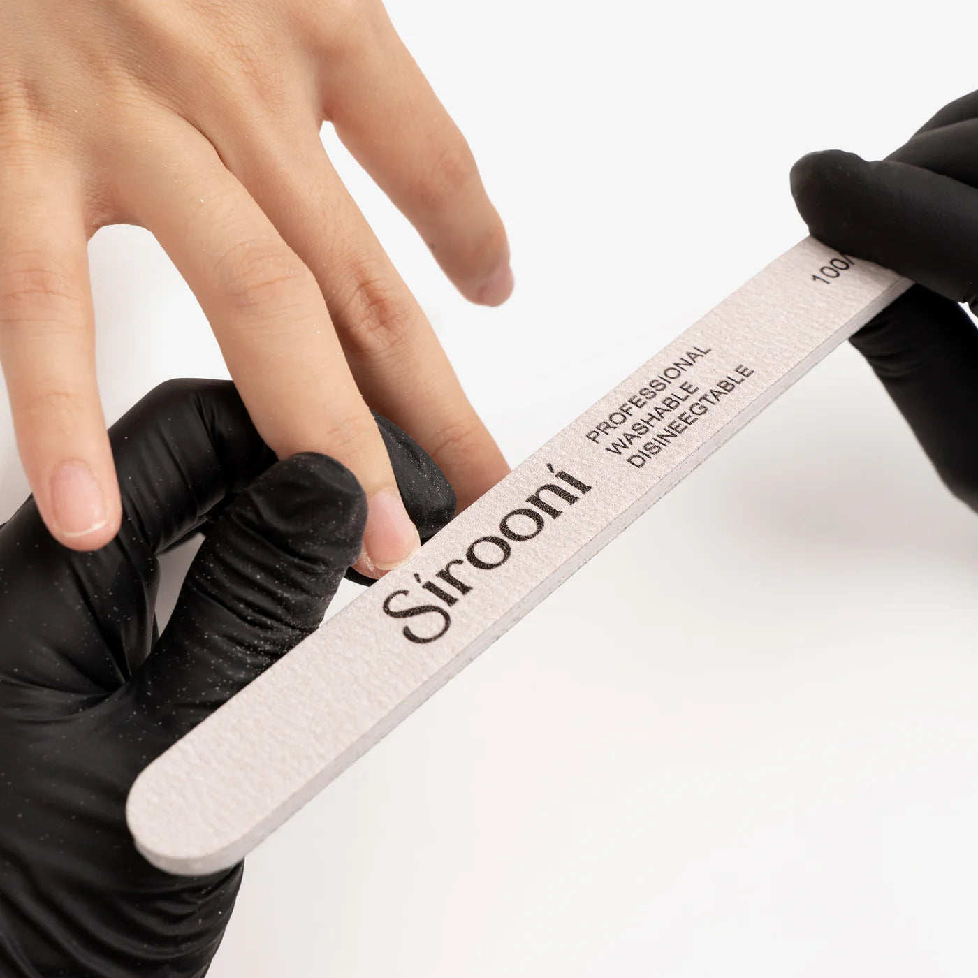 Sirooni Nail File Zebra Round Emery Board 100/180 25 PCS | Universal ...